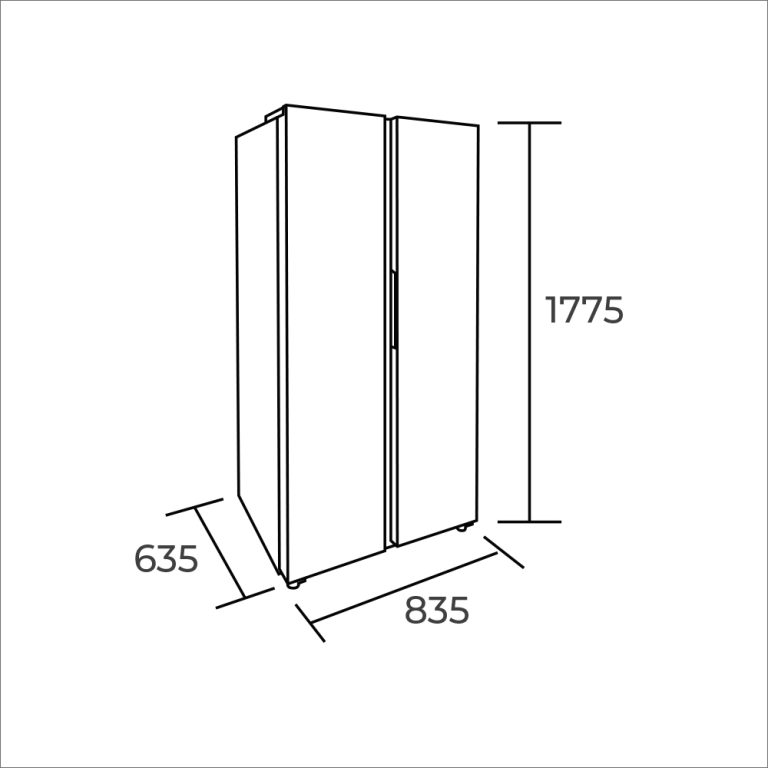 Refrigerador Side By Side 442 lts - Maigas